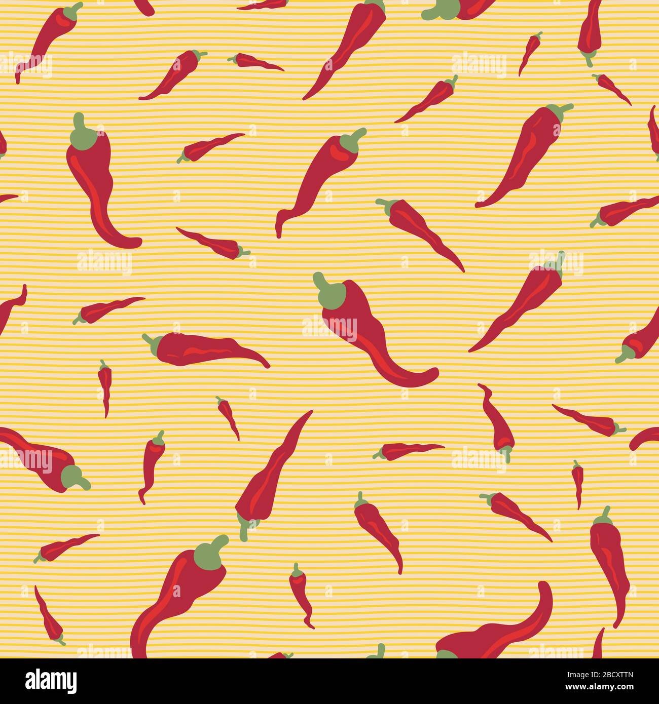 Peppers green yellow red Stock Vector Images - Alamy