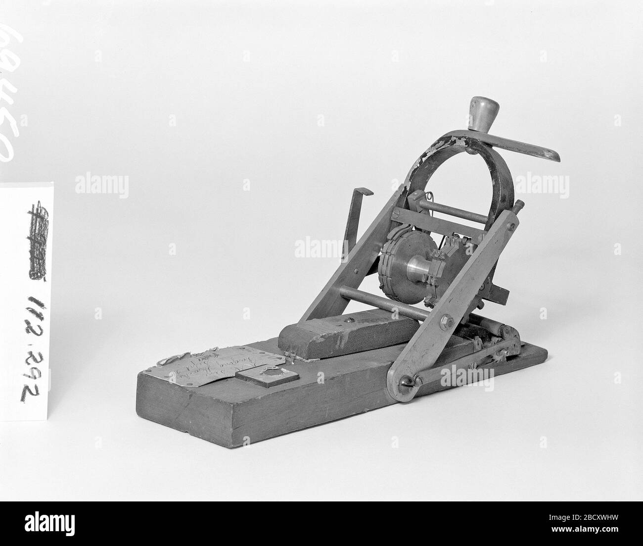 Patent Model of a Numbering and Paging Machine. This patent model ...