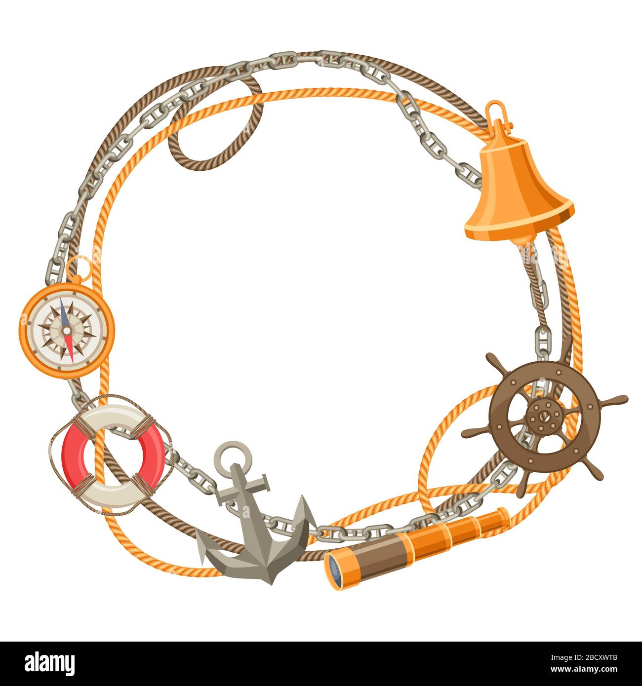 Bell chains Stock Vector Images - Alamy