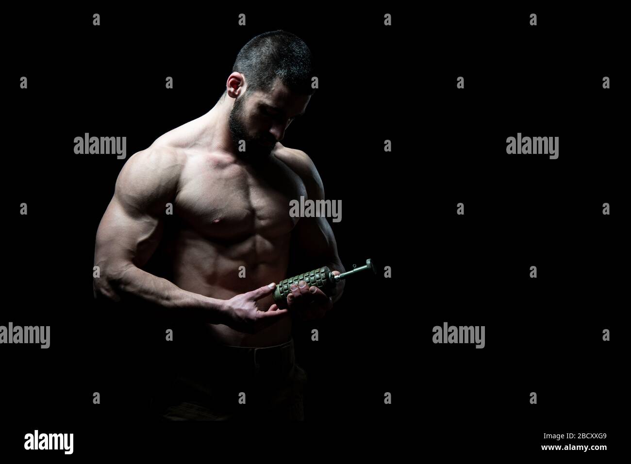 Man get a detonator for bomb hi-res stock photography and images - Alamy