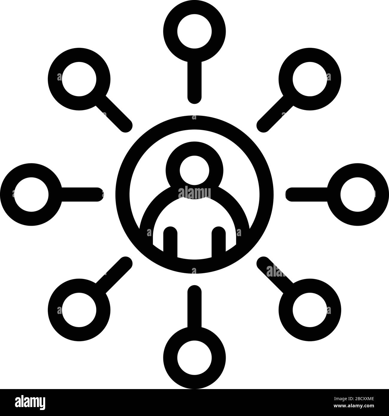 Business training scheme icon, outline style Stock Vector Image & Art ...