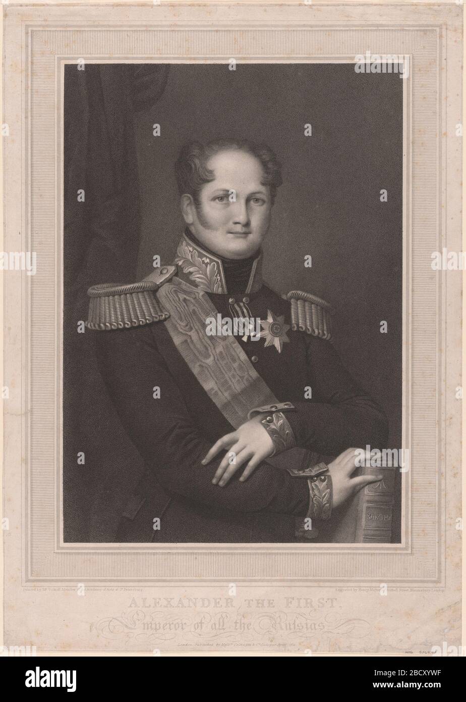 Russian emperor alexander i hi-res stock photography and images - Alamy