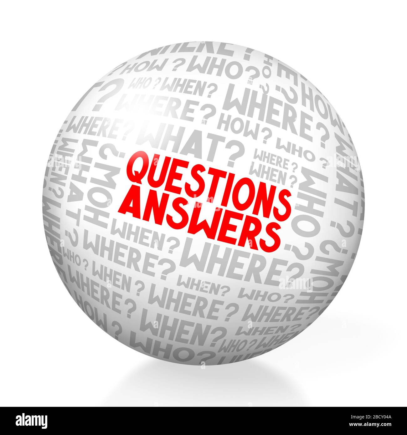Questions and answers concept Stock Photo - Alamy