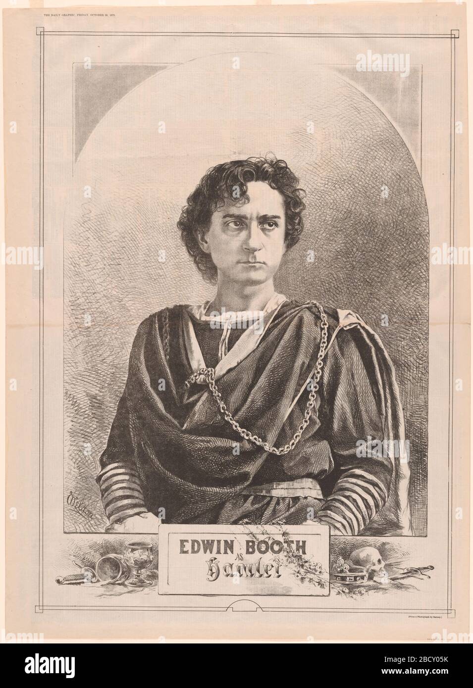 Edwin booth hamlet hi-res stock photography and images - Alamy