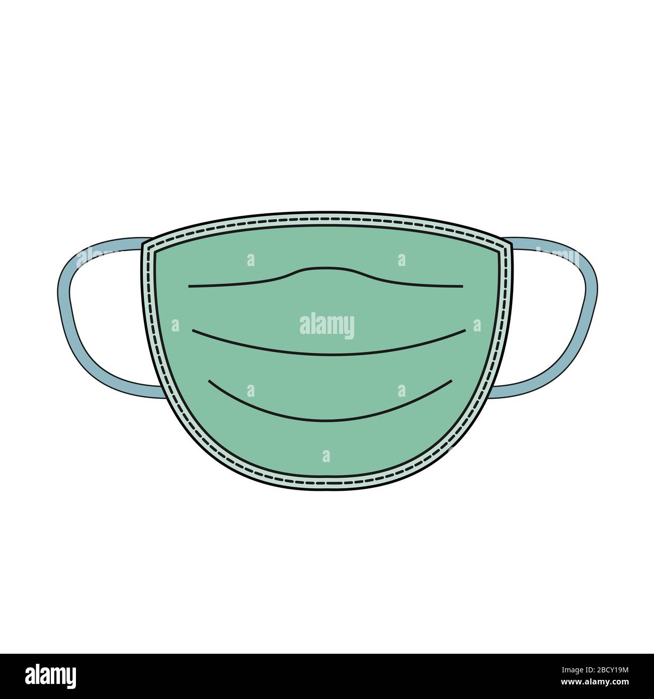 Gauze bandage, vector stock illustration. Simple design Stock Vector ...