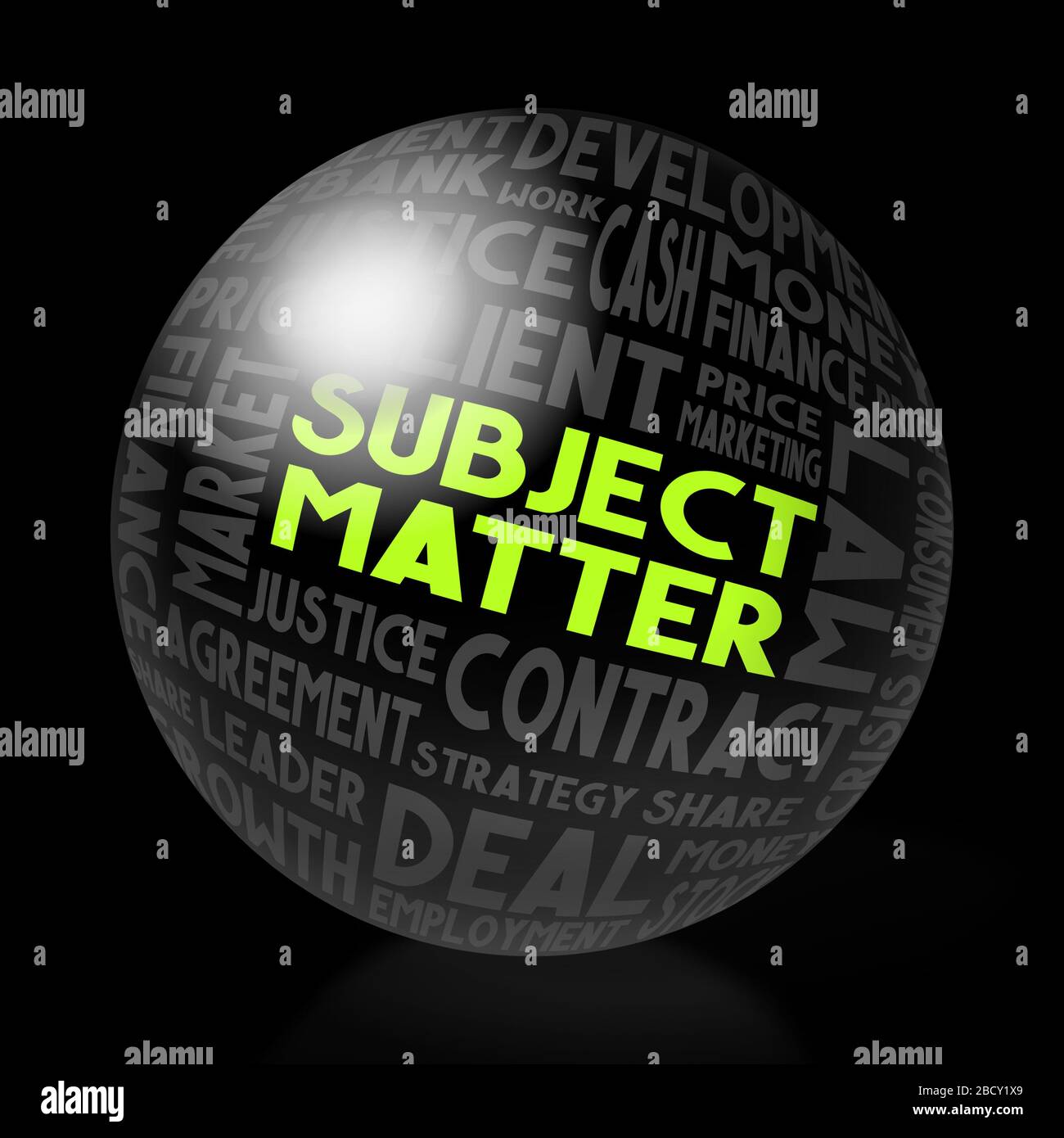 Subject matter concept Stock Photo - Alamy