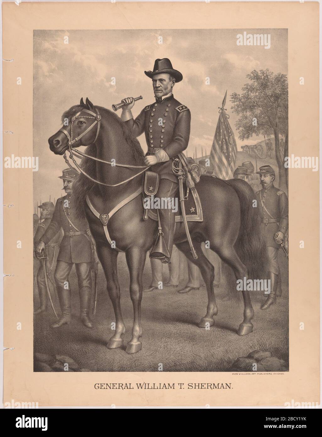 General sherman portrait general william hi-res stock photography and ...