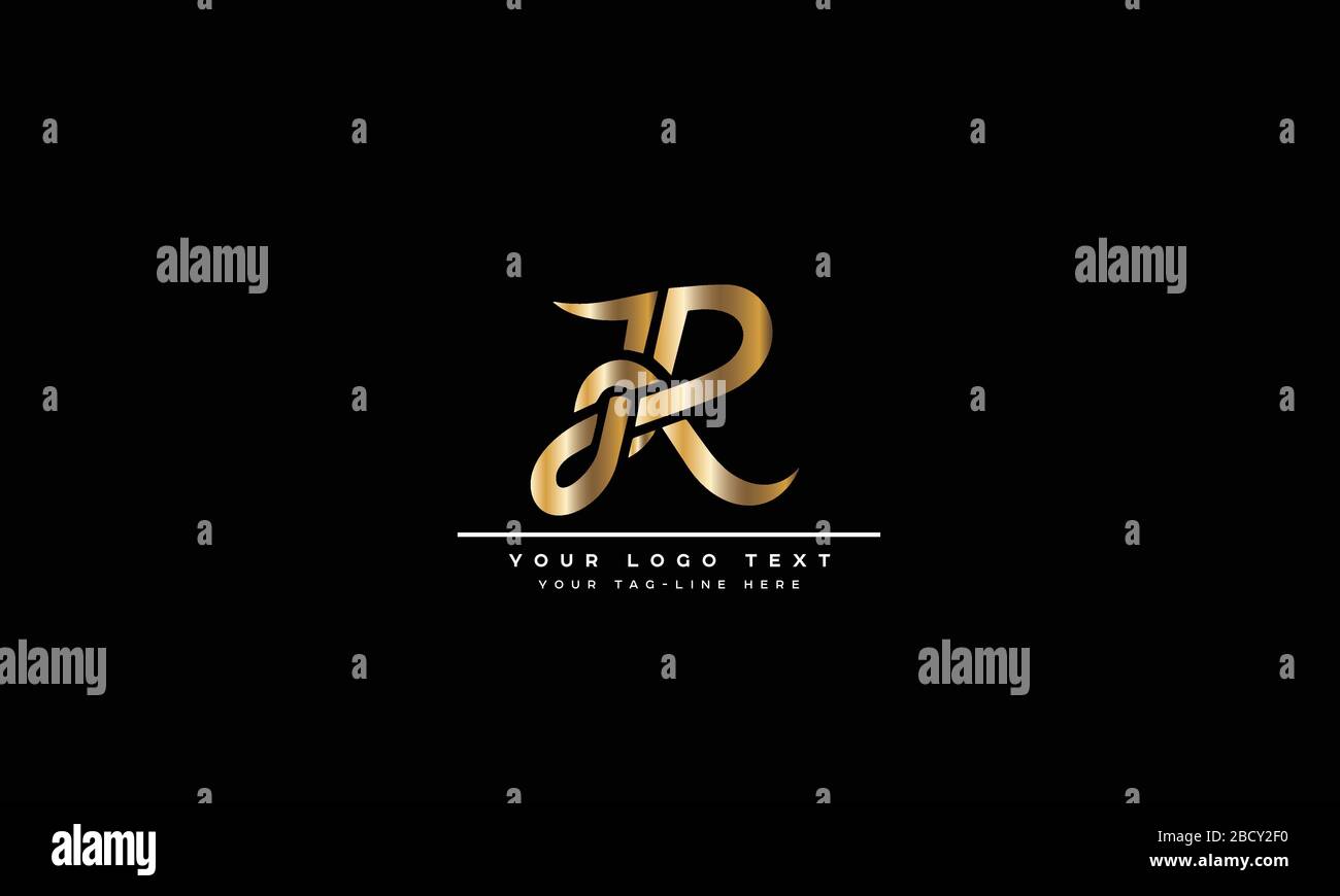 Abstract Letter R, RR Logo Design Stock Vector Image & Art - Alamy