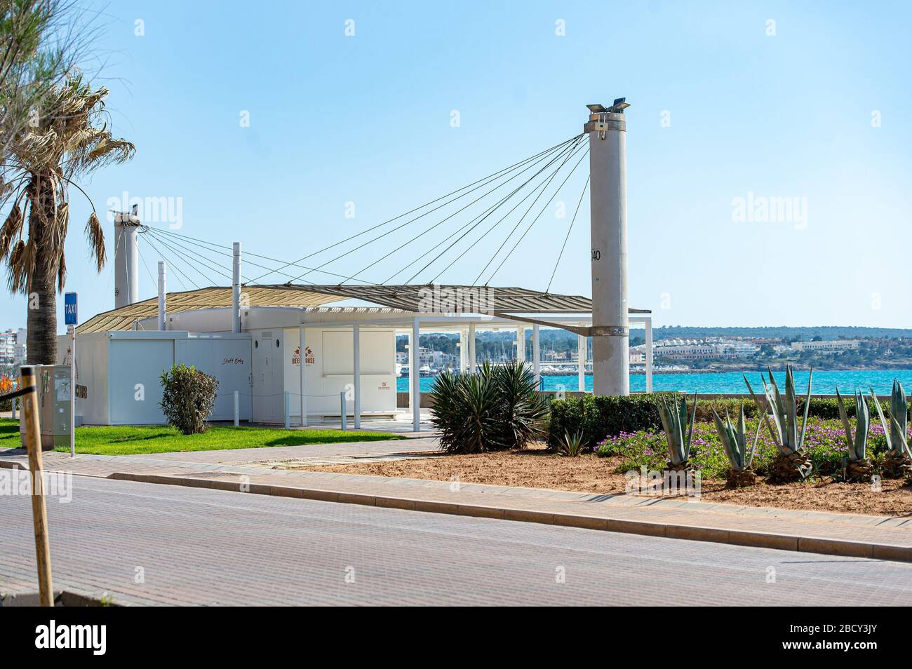 Ballerman 5 ( Balenario 5) in front of the Mega Park amid the global ...