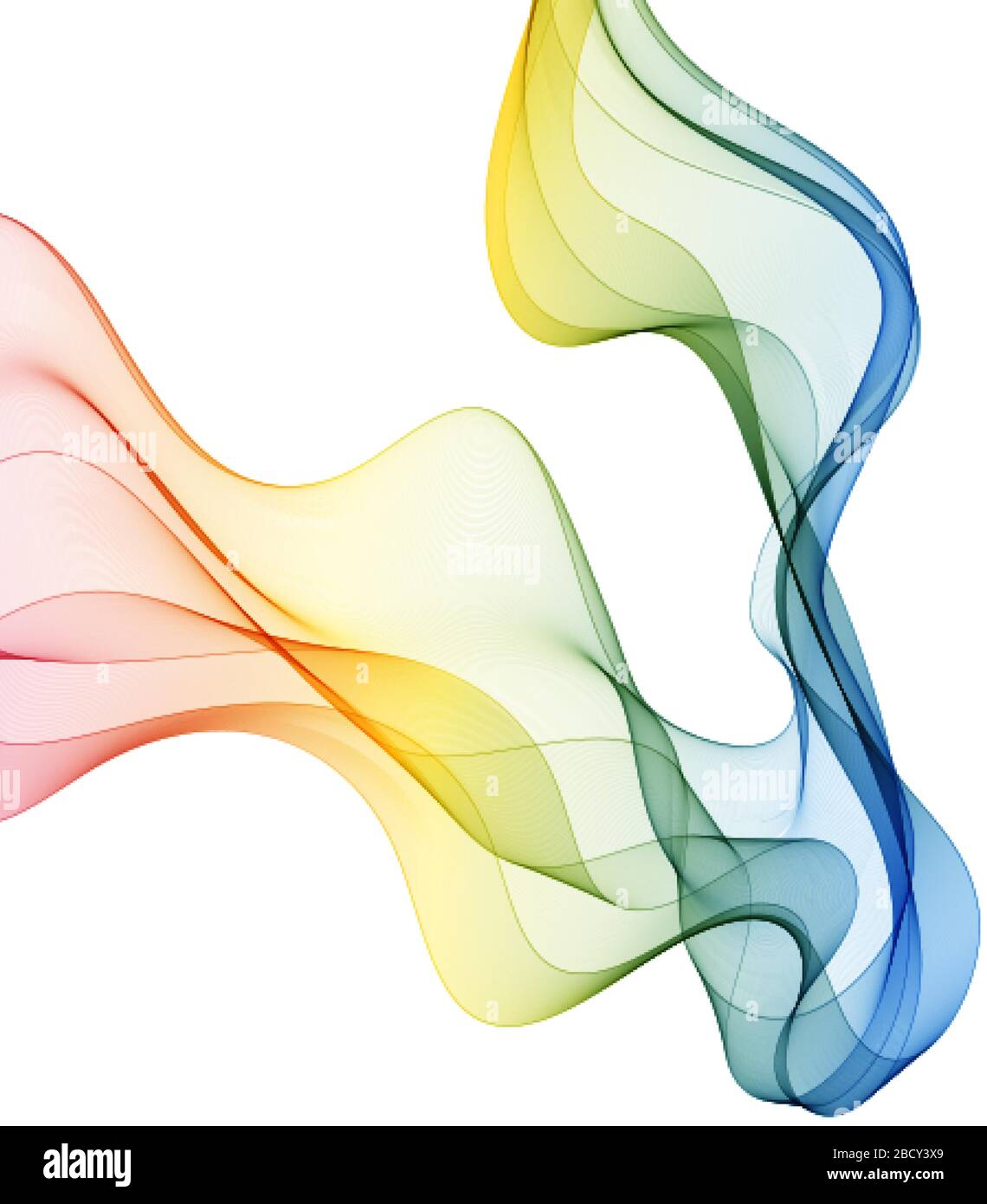 multi-colored beautiful wave. background for presentation. Cover design ...