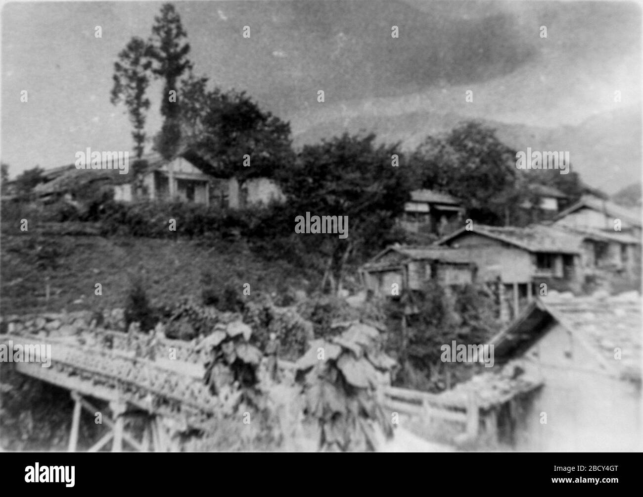 English village bridge Black and White Stock Photos & Images - Alamy