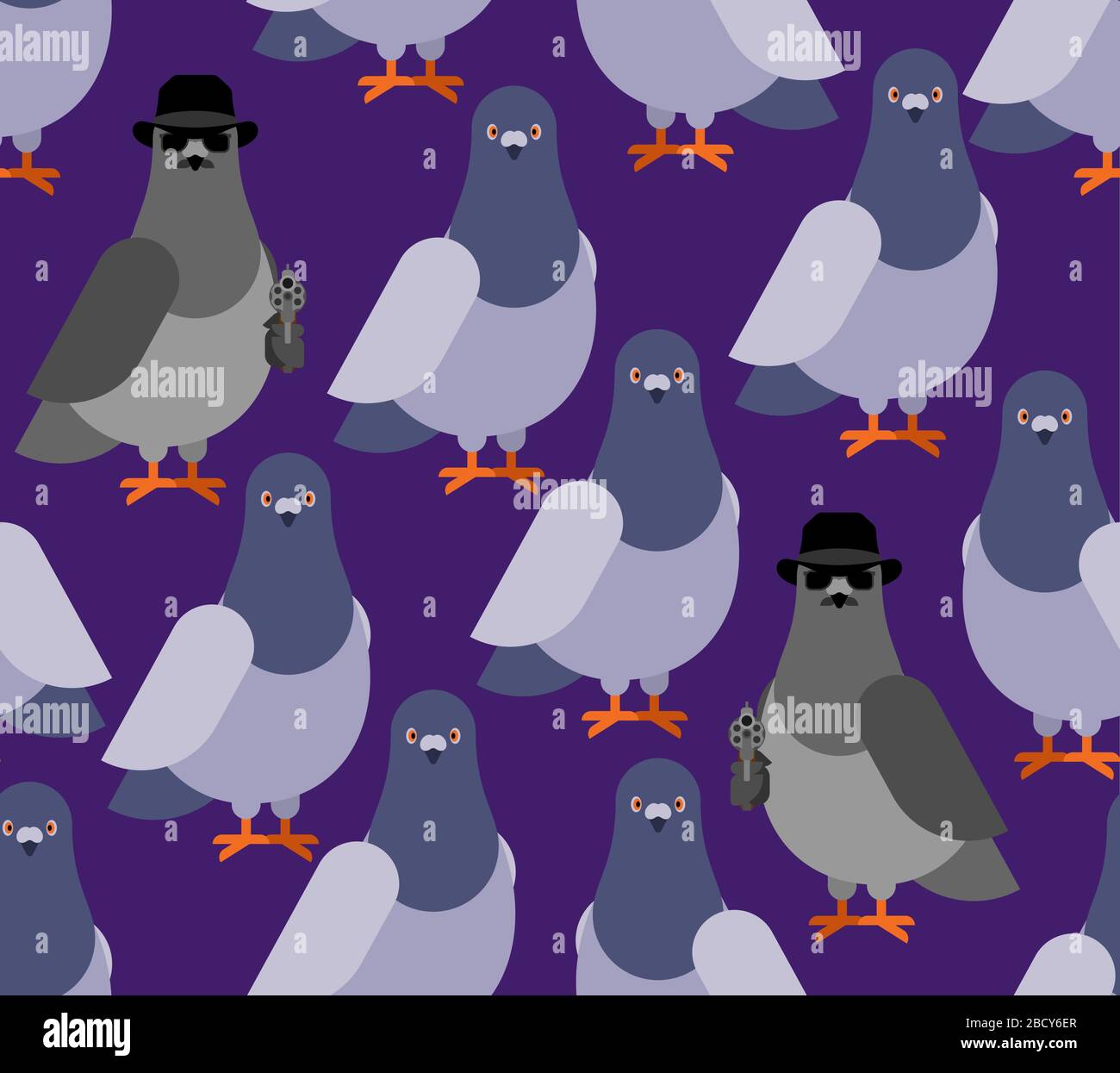 Dove pattern and pigeon spy. Dove pattern and pigeon spy Stock Vector ...