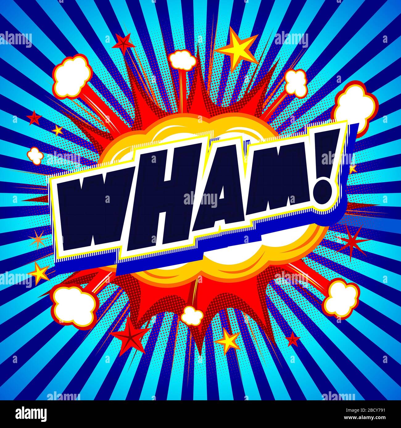 Expression splash wham word hi-res stock photography and images - Alamy