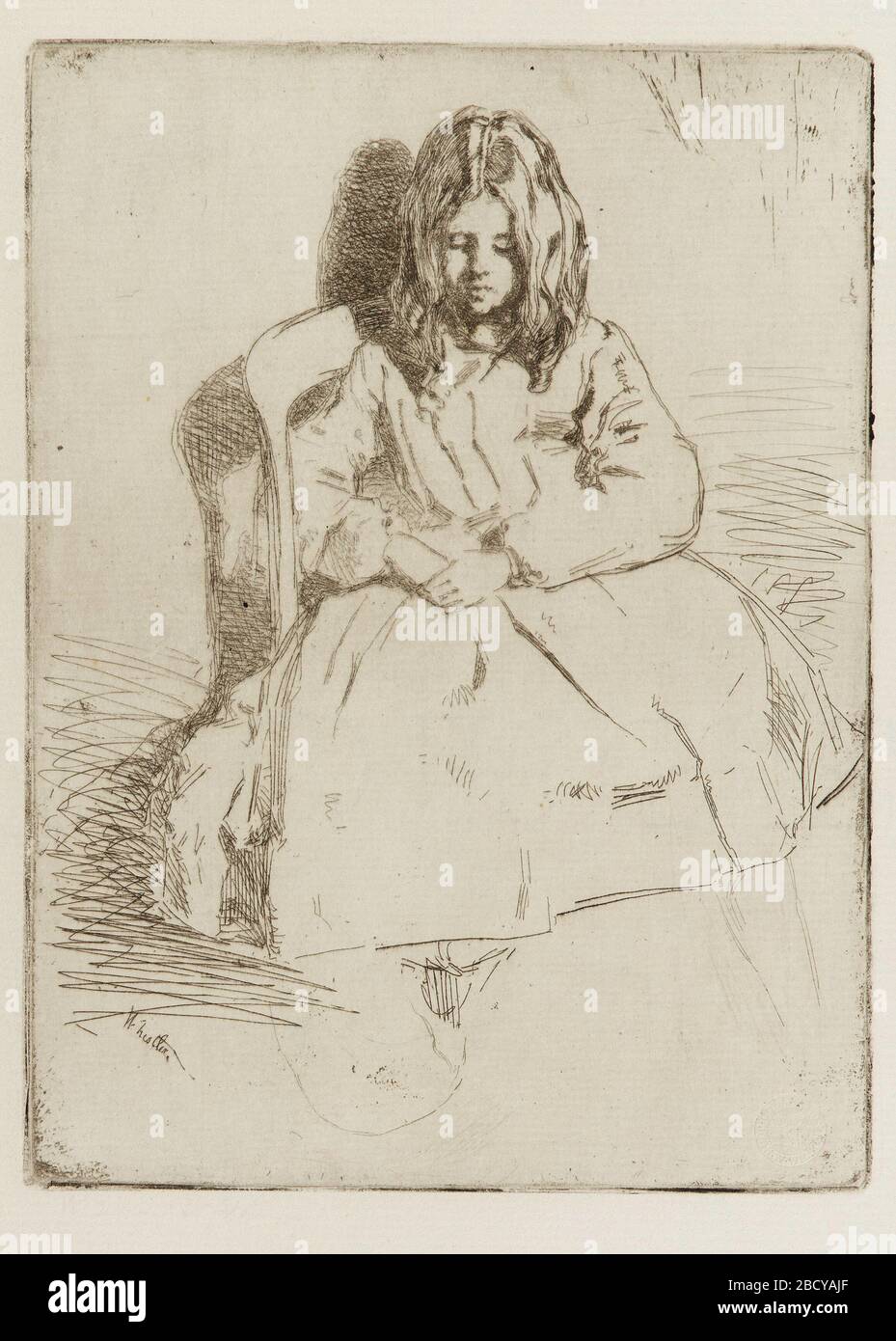 Annie Seated. John W. WilsonH. Wunderlich & Co. (1874 - 1912) (C.L ...