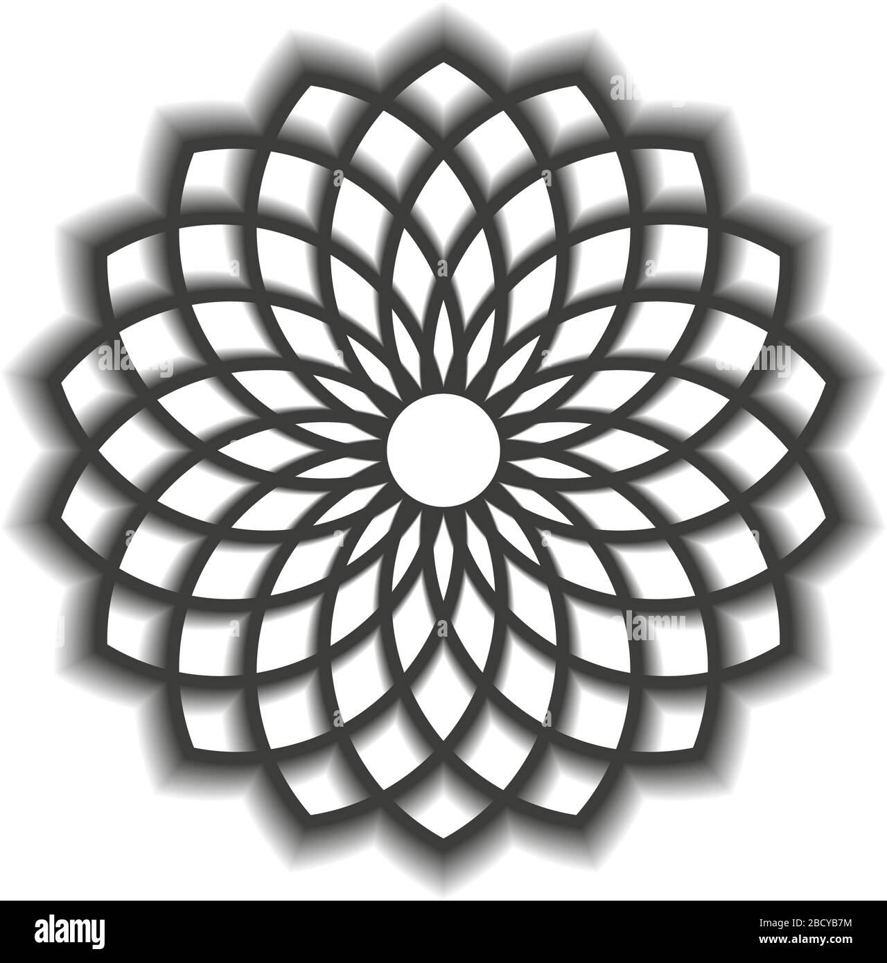 Flower of life vector design illustration Stock Vector Image & Art - Alamy