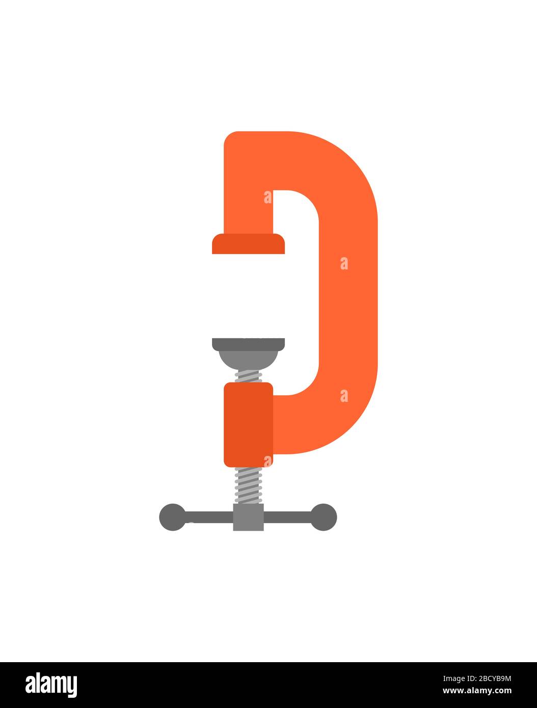 C clamp Stock Vector Images - Alamy