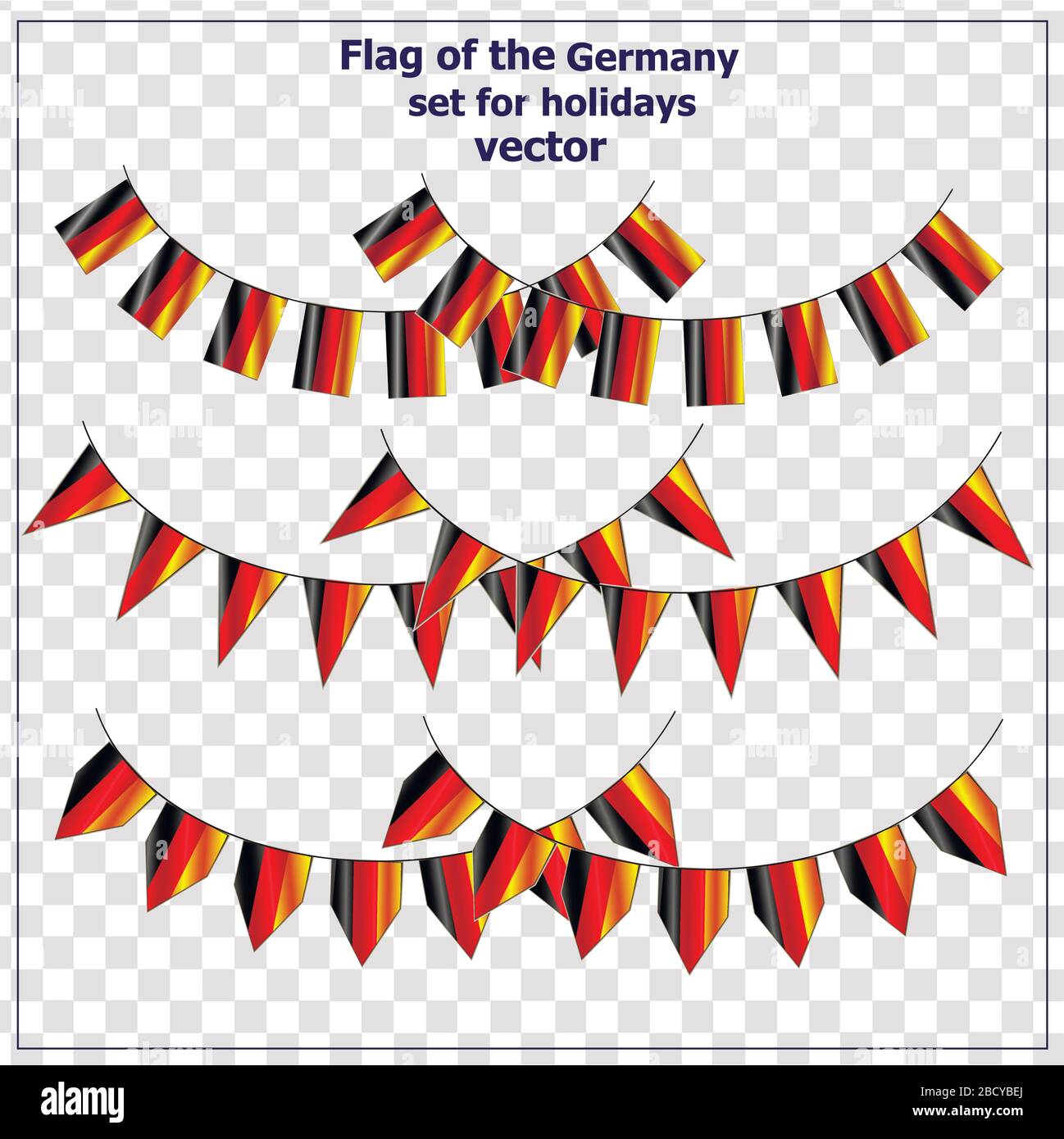 Bright set with flags of Germany for holidays. Happy Germany day flag ...