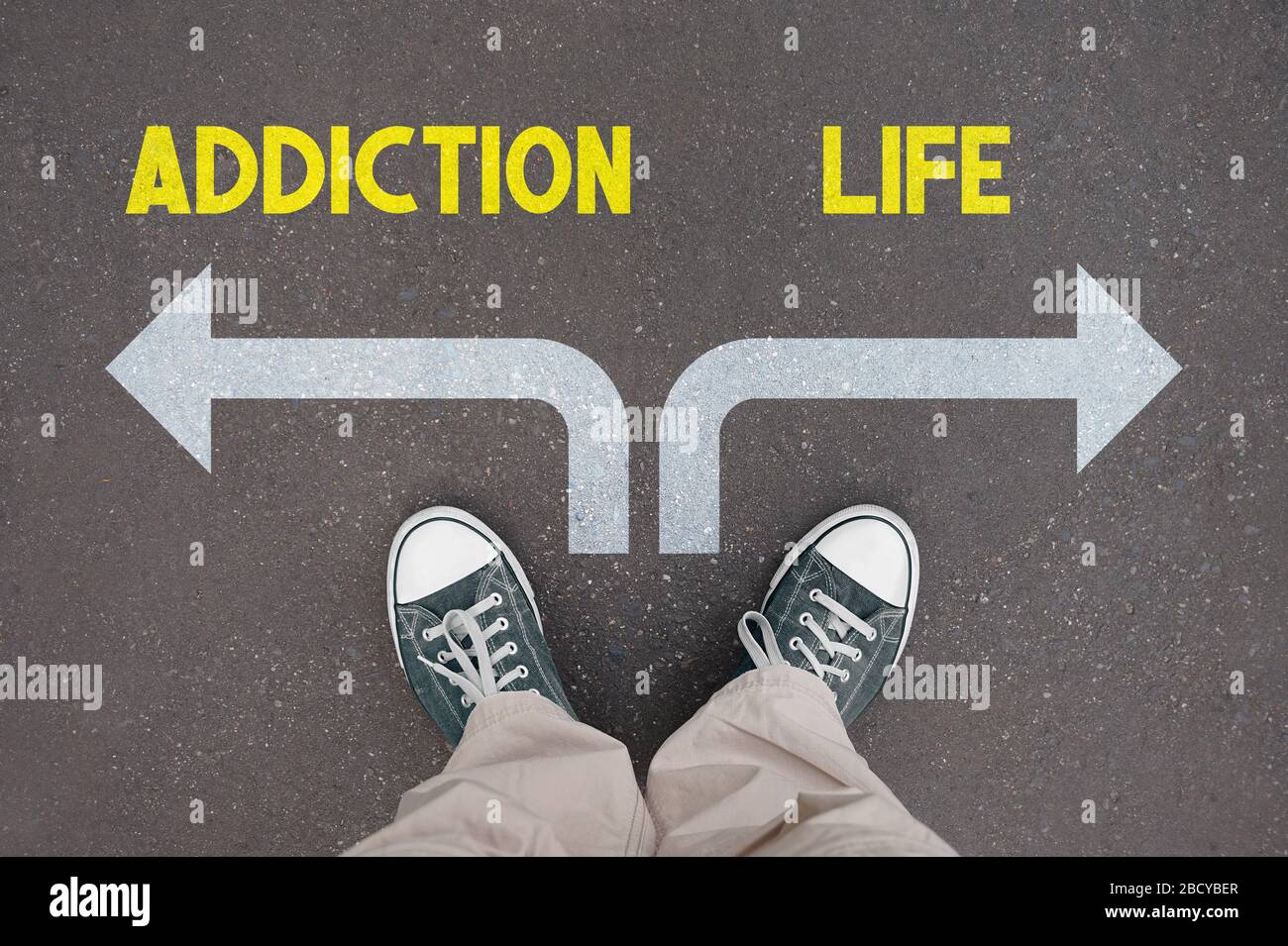 Shoes, trainers - addiction and life concept Stock Photo - Alamy