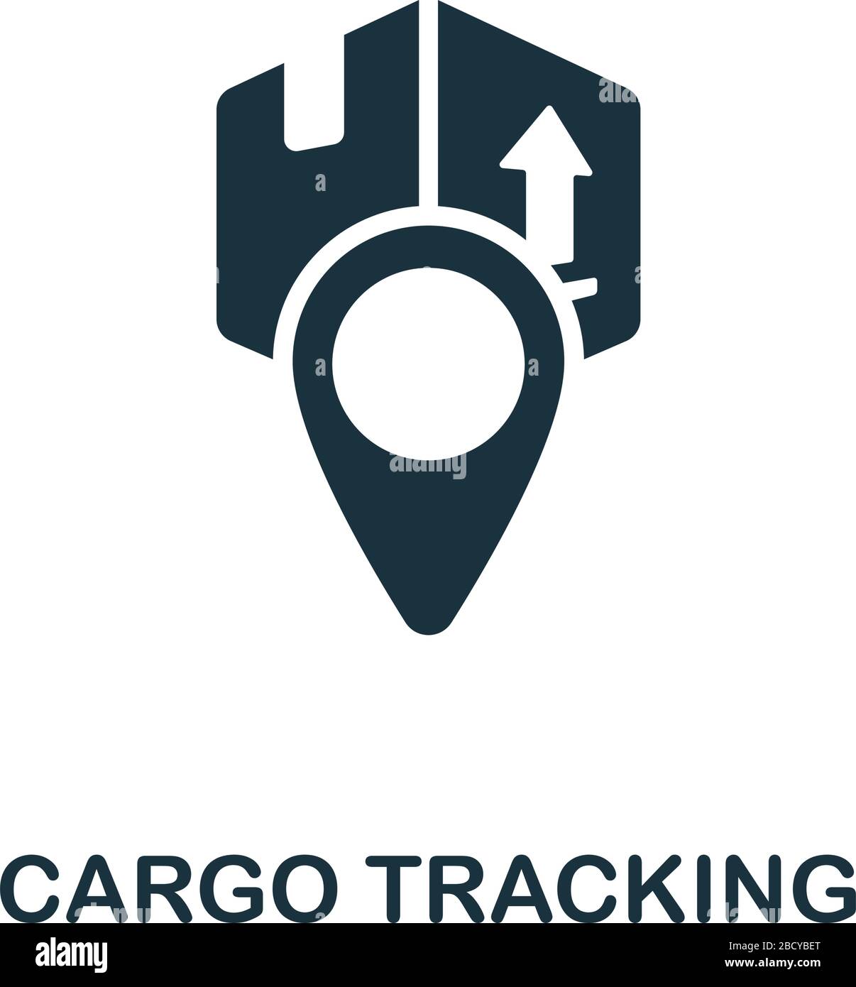 Cargo Traking icon. Simple illustration from cargo collection. Creative ...