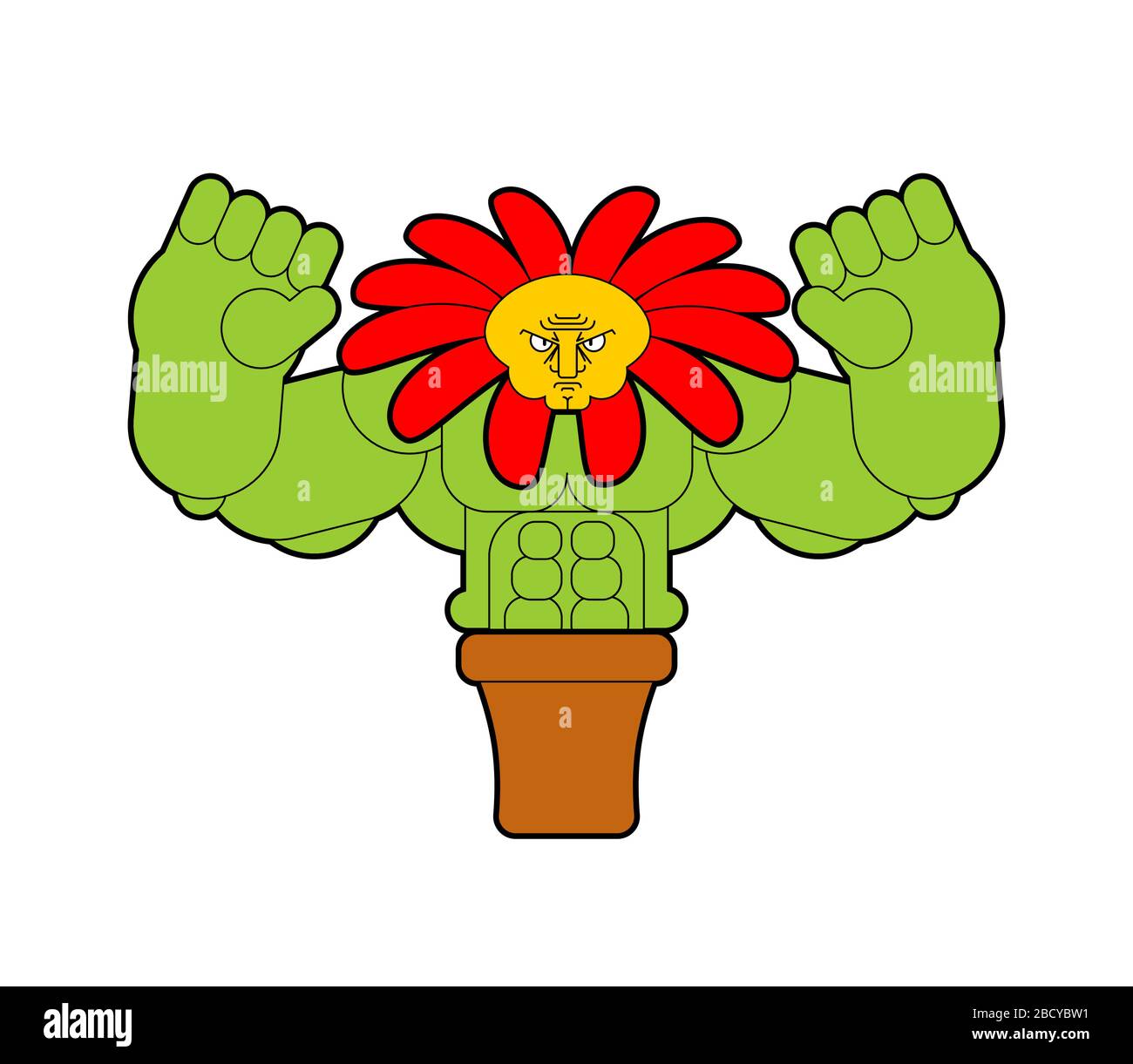 Strong plant Stock Vector Images - Alamy