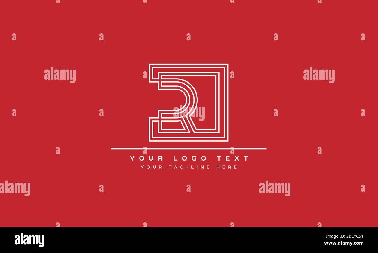 Abstract Letter R, RR Logo Design Stock Vector Image & Art - Alamy