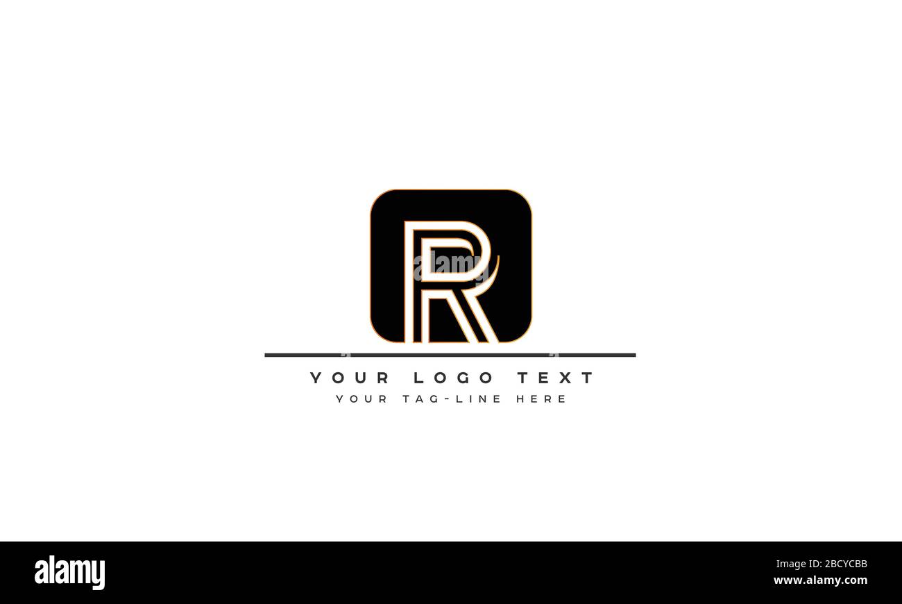 Abstract Letter R, RR Logo Design Stock Vector Image & Art - Alamy