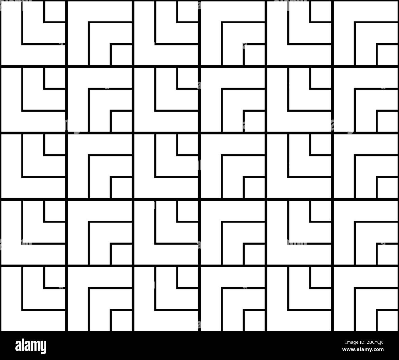 Seamless vector pattern, parallel and connecting lines. Isolated ...