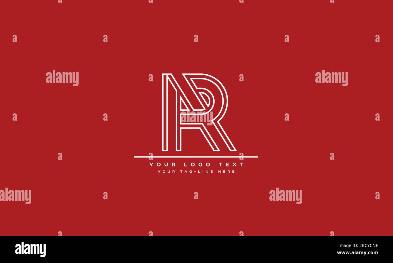Abstract Letter R, RR Logo Design Stock Vector Image & Art - Alamy