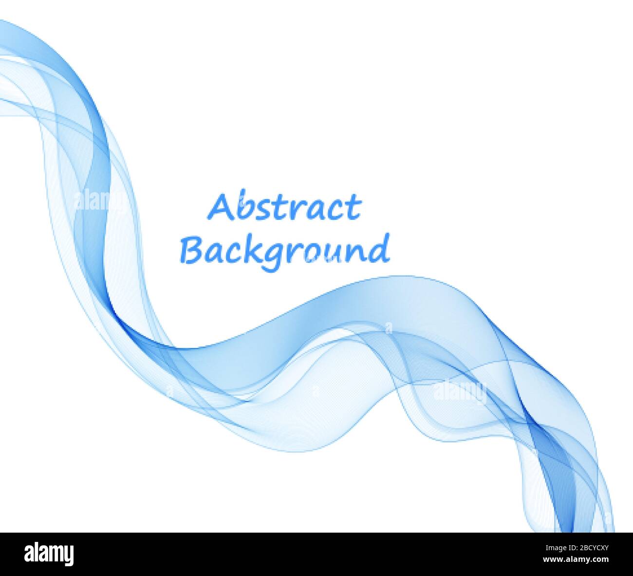 blue Wave. abstract vector graphics Stock Vector Image & Art - Alamy