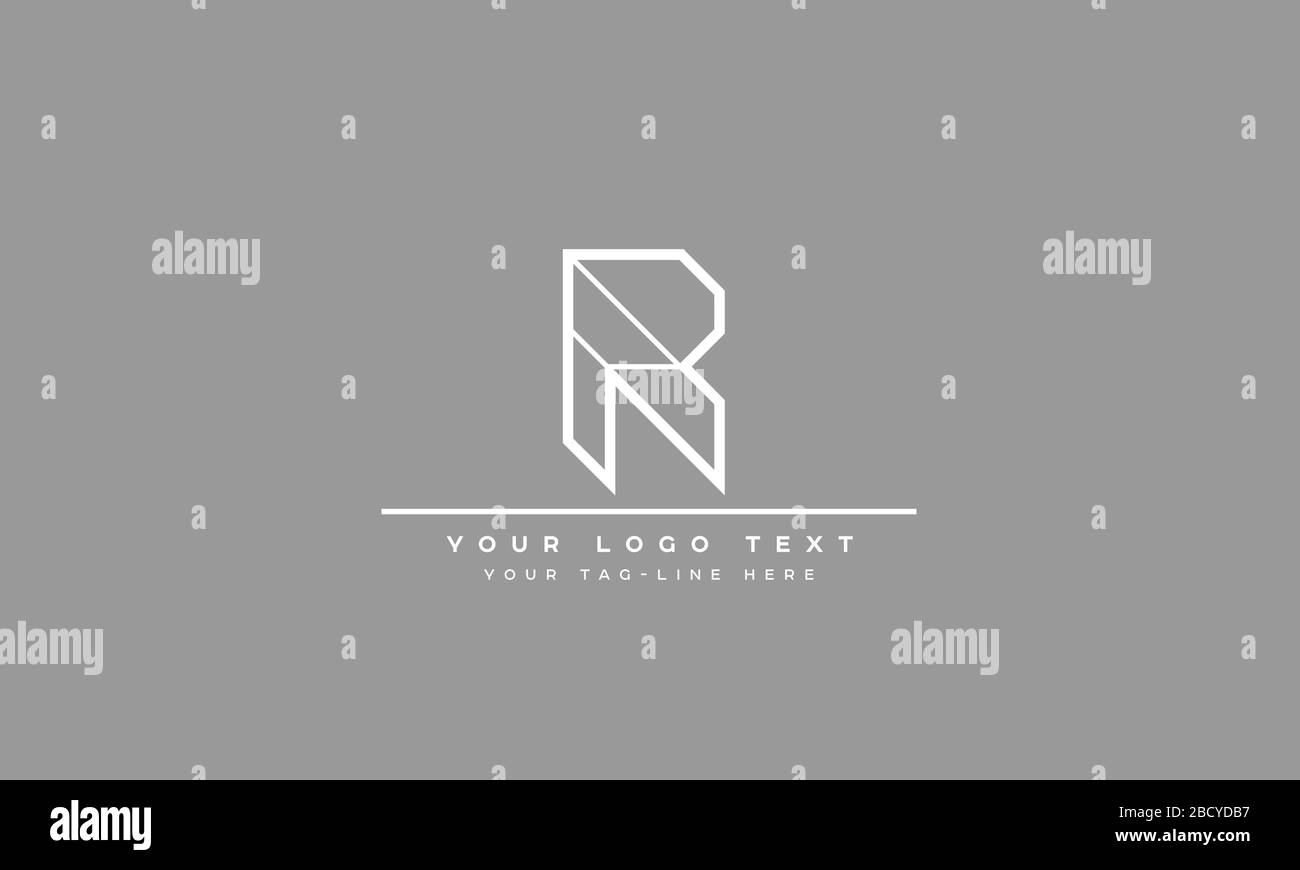 Abstract Letter R, RR Logo Design Stock Vector Image & Art - Alamy