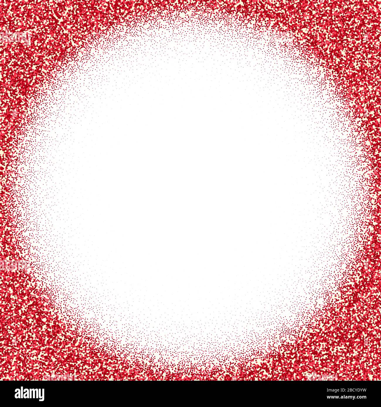shiny red circles isolated on a white background. frame Stock Vector ...