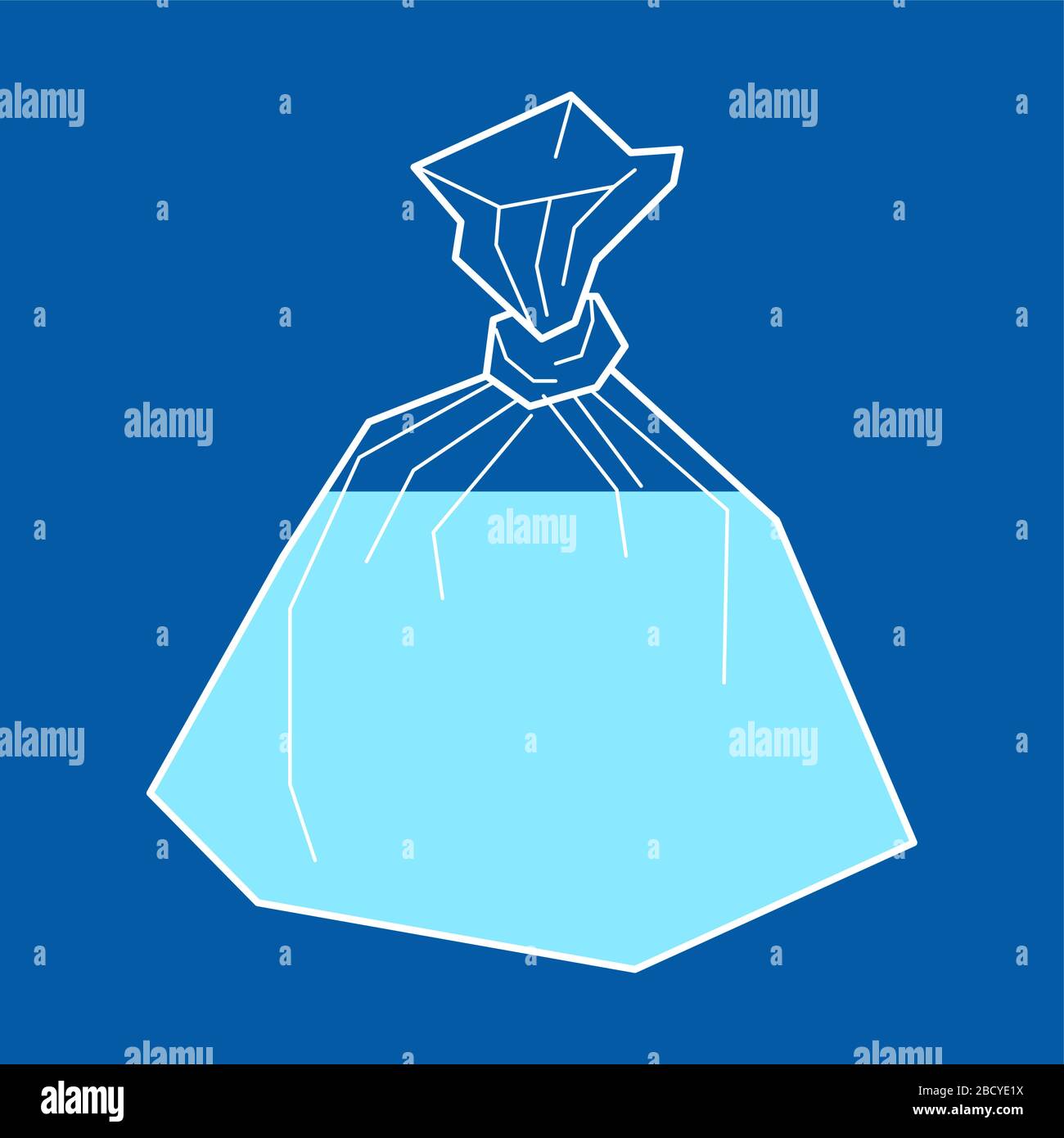 Plastic bag close up Stock Vector Images - Alamy