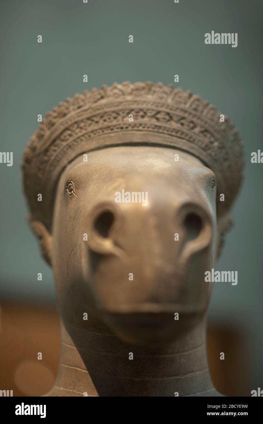 Statue of Vajimukha from Angkor Wat in Cambodia, Guimet Museum ...