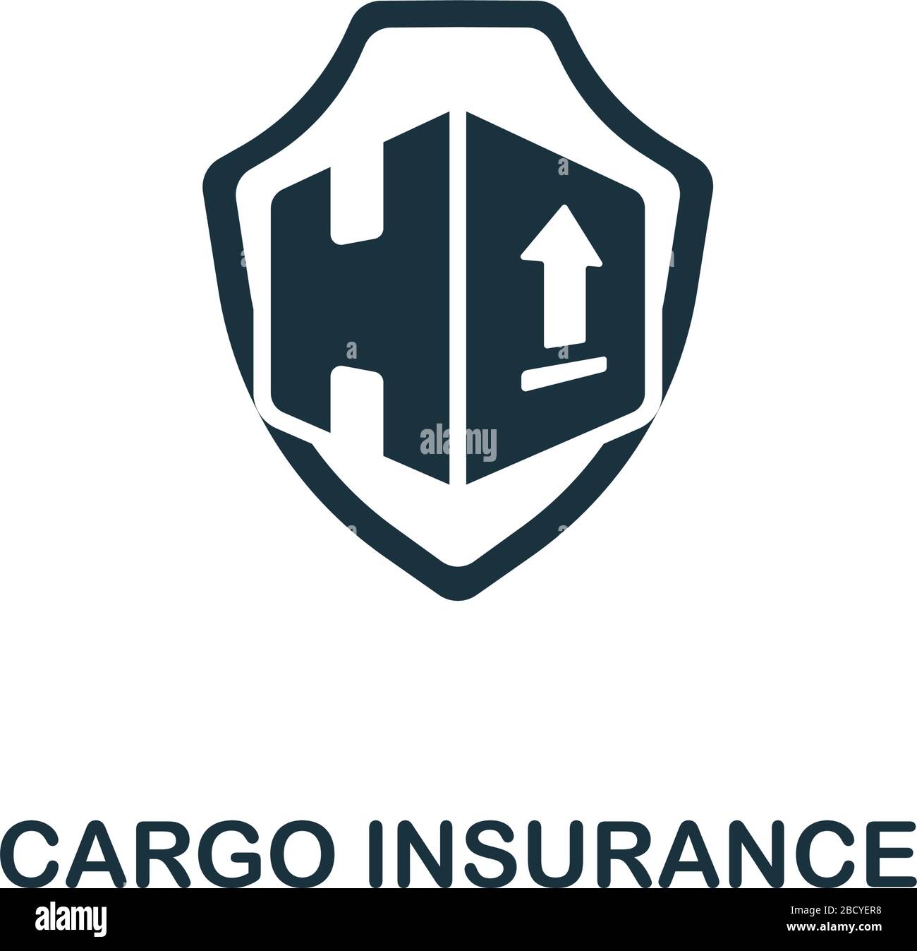 Cargo Insurance icon. Simple illustration from cargo collection ...