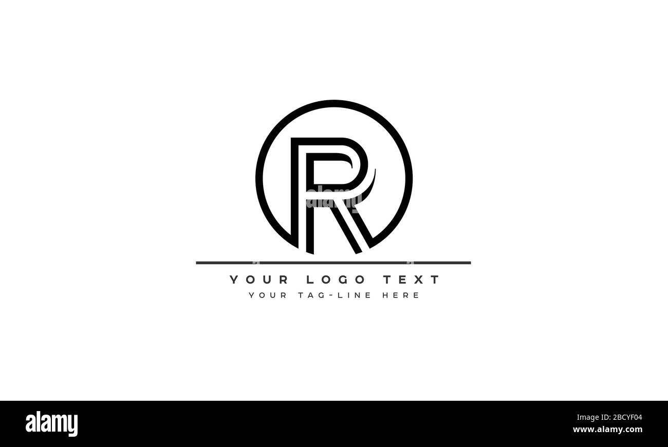 Abstract Letter R, RR Logo Design Stock Vector Image & Art - Alamy