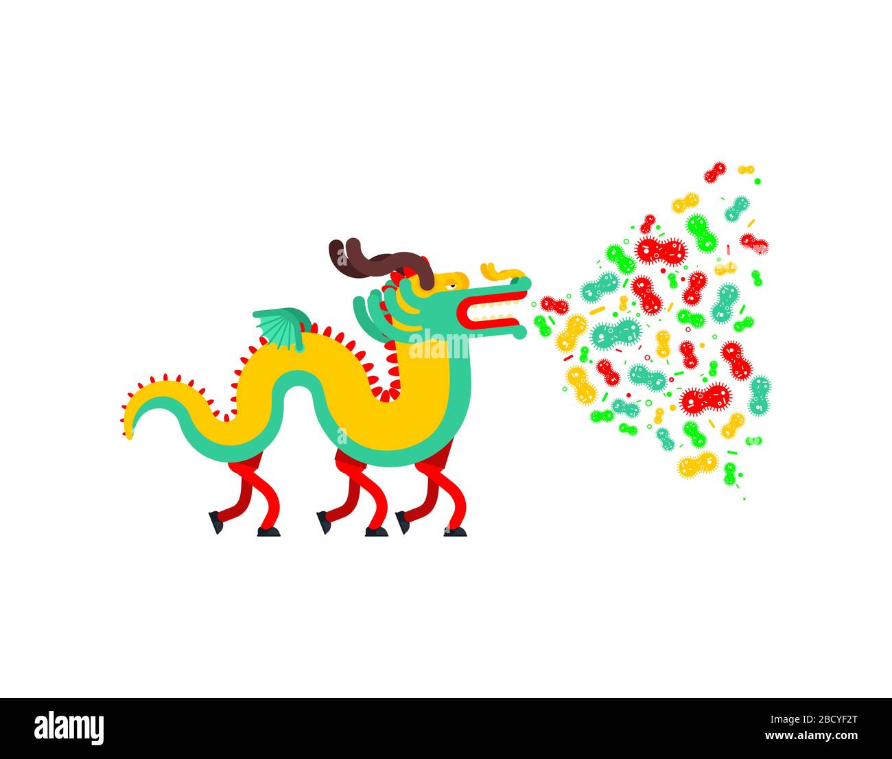 China illness dragon hi-res stock photography and images - Alamy