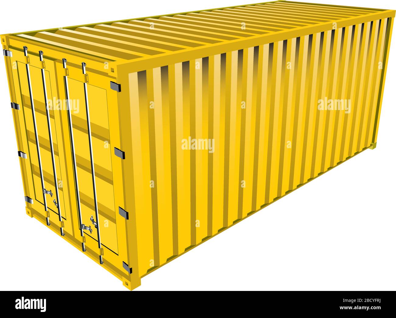 Container terminal Stock Vector Images - Alamy