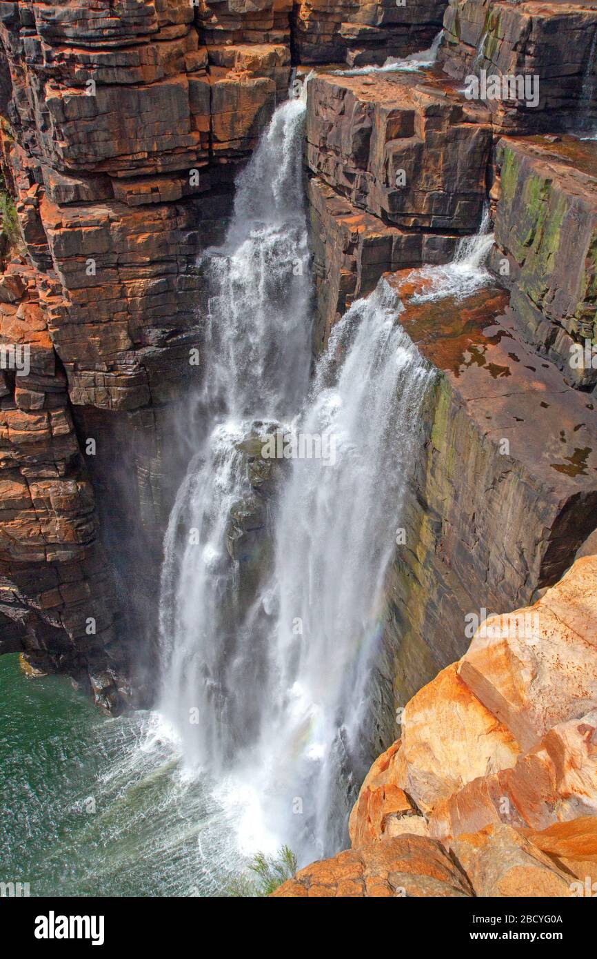 King George Falls Stock Photo - Alamy
