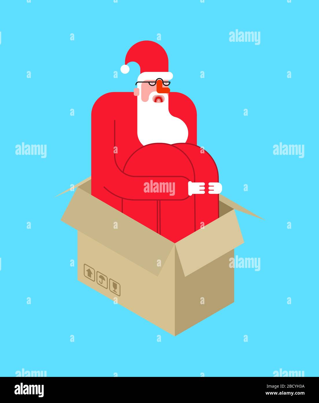 Old man alone at christmas Stock Vector Images - Alamy