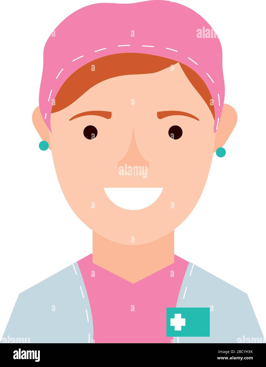 female surgeon character flat style icon Stock Vector Image & Art - Alamy