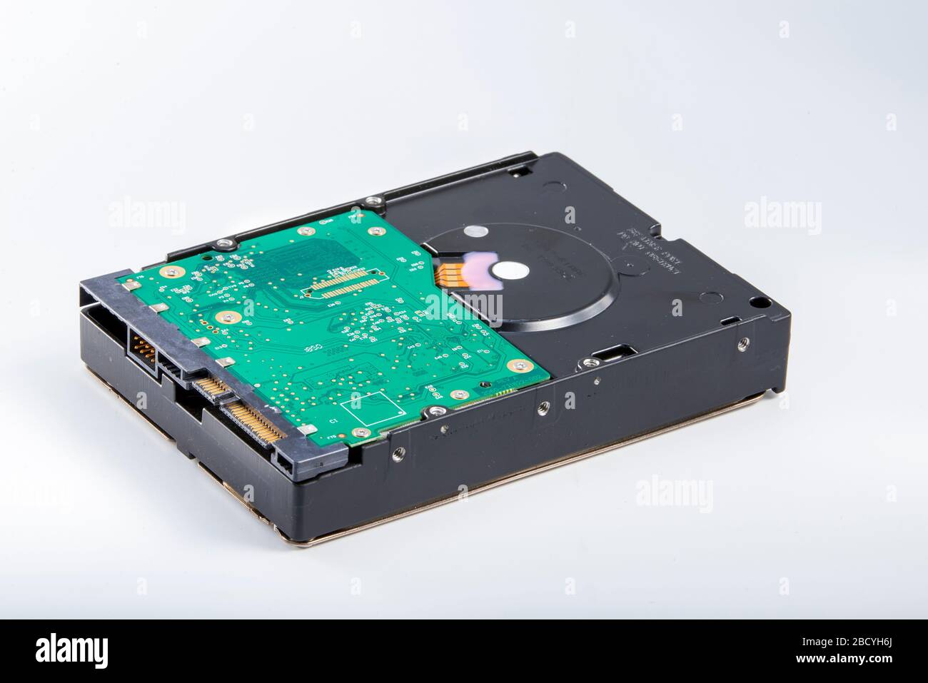 Close-up of the back of a 3.5-inch mechanical hard drive Stock Photo ...