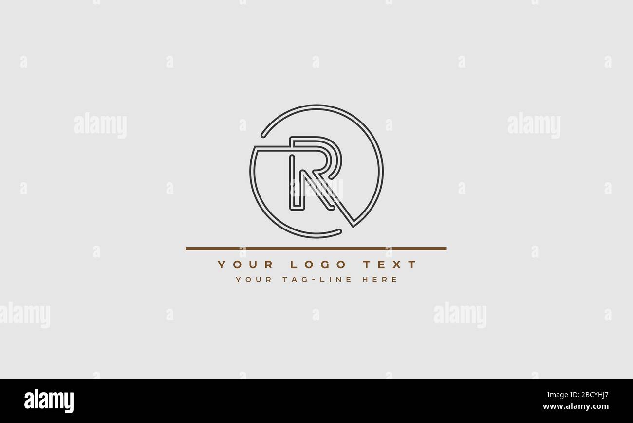 Abstract Letter R, RR Logo Design Stock Vector Image & Art - Alamy
