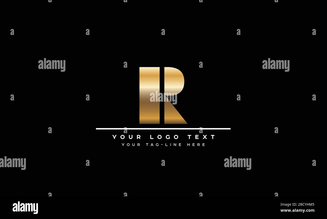 Abstract Letter R, RR Logo Design Stock Vector Image & Art - Alamy