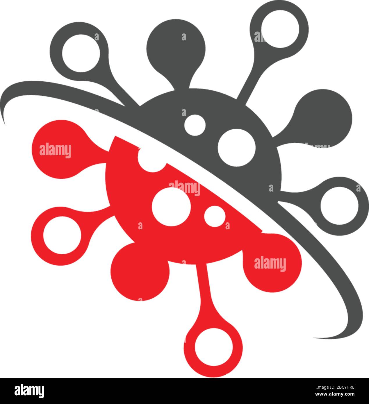 Coronavirus Logo. Covid -19 icon Template illustration Stock Vector ...