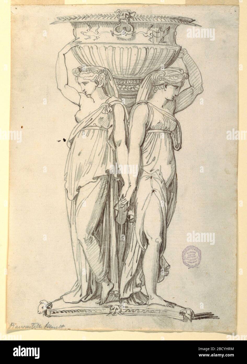 Design for a Vessel. Research in ProgressTwo women in classical dress ...