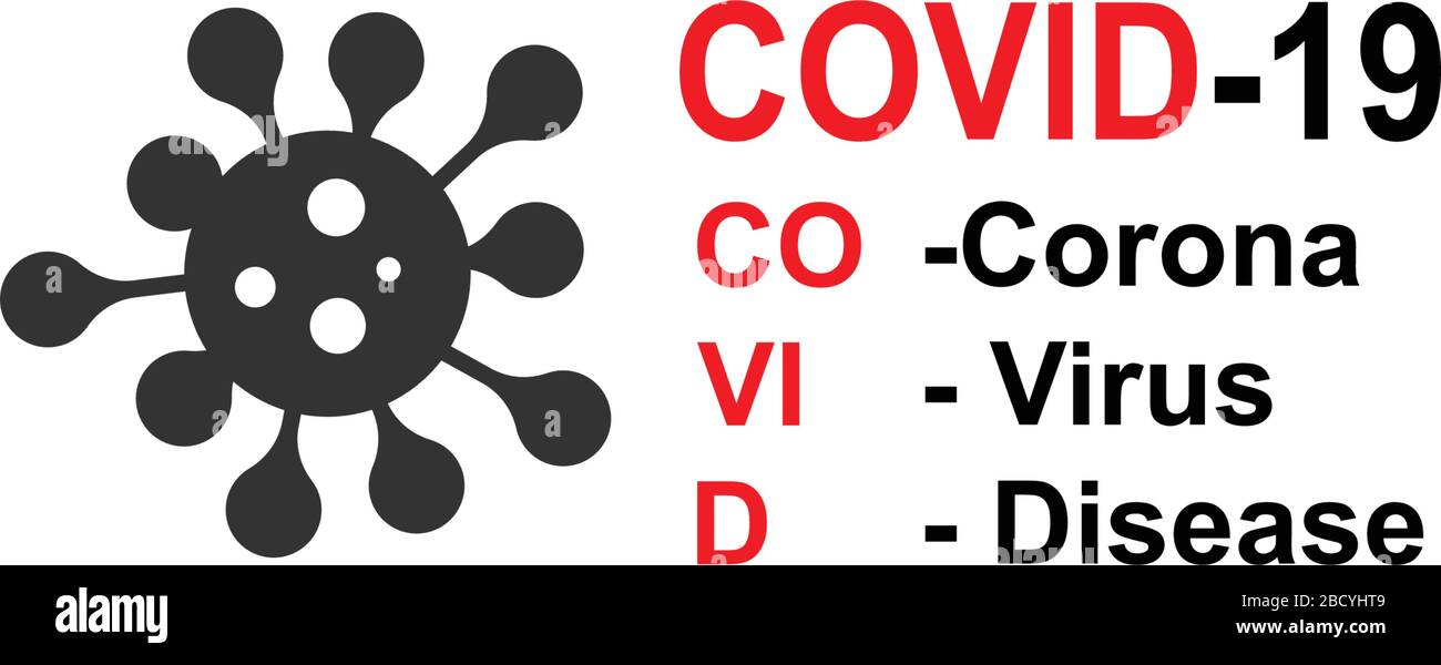 Coronavirus Logo. Covid -19 icon Template illustration Stock Vector ...