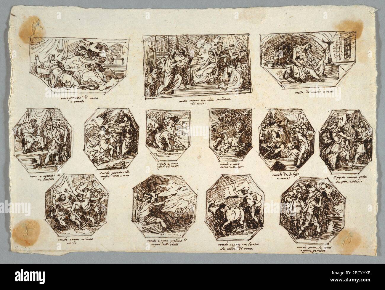 Romulus and Remus Thirteen Paintings for the Sala delle Origini di Roma ...