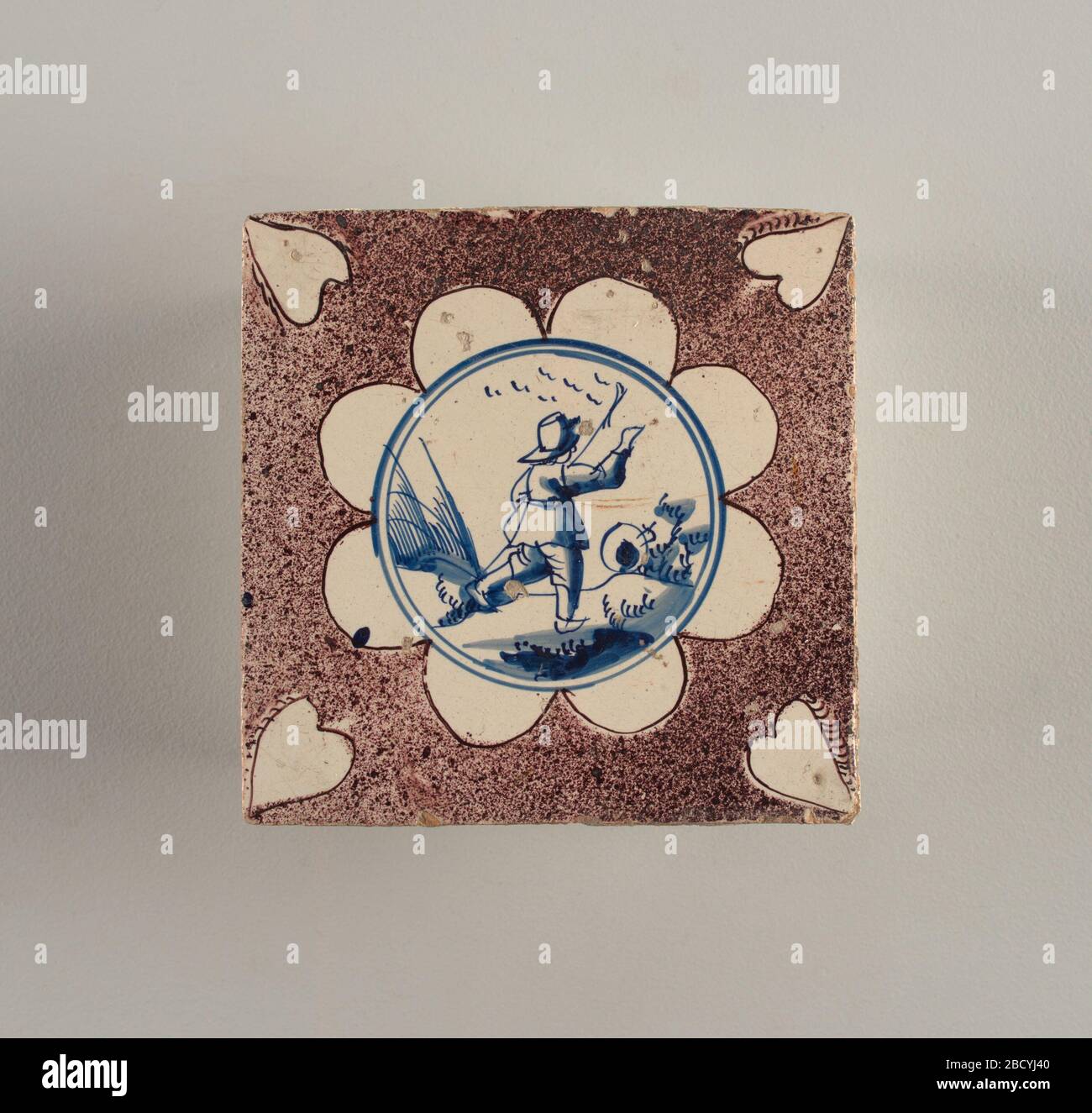 Tile. Research in ProgressSquare tile with octofoil rosette centered ...