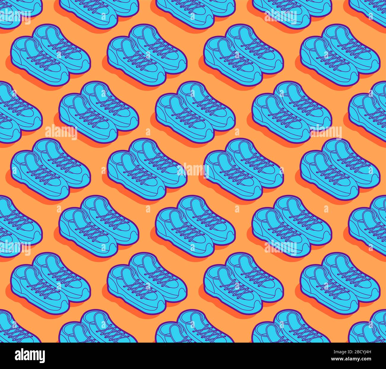 Sneakers pattern seamless. Shoes background. vector texture. fashion ...
