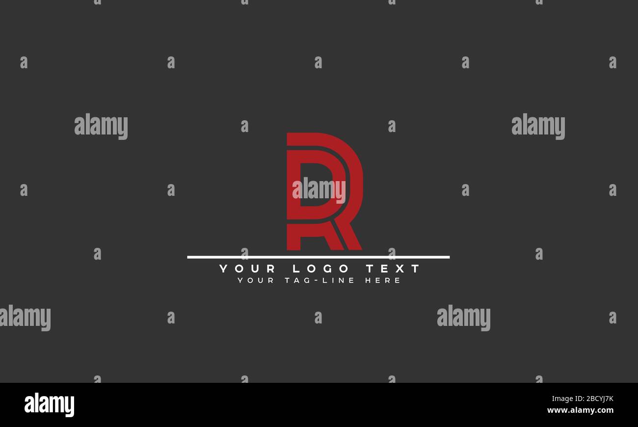 Abstract Letter R, RR Logo Design Stock Vector Image & Art - Alamy